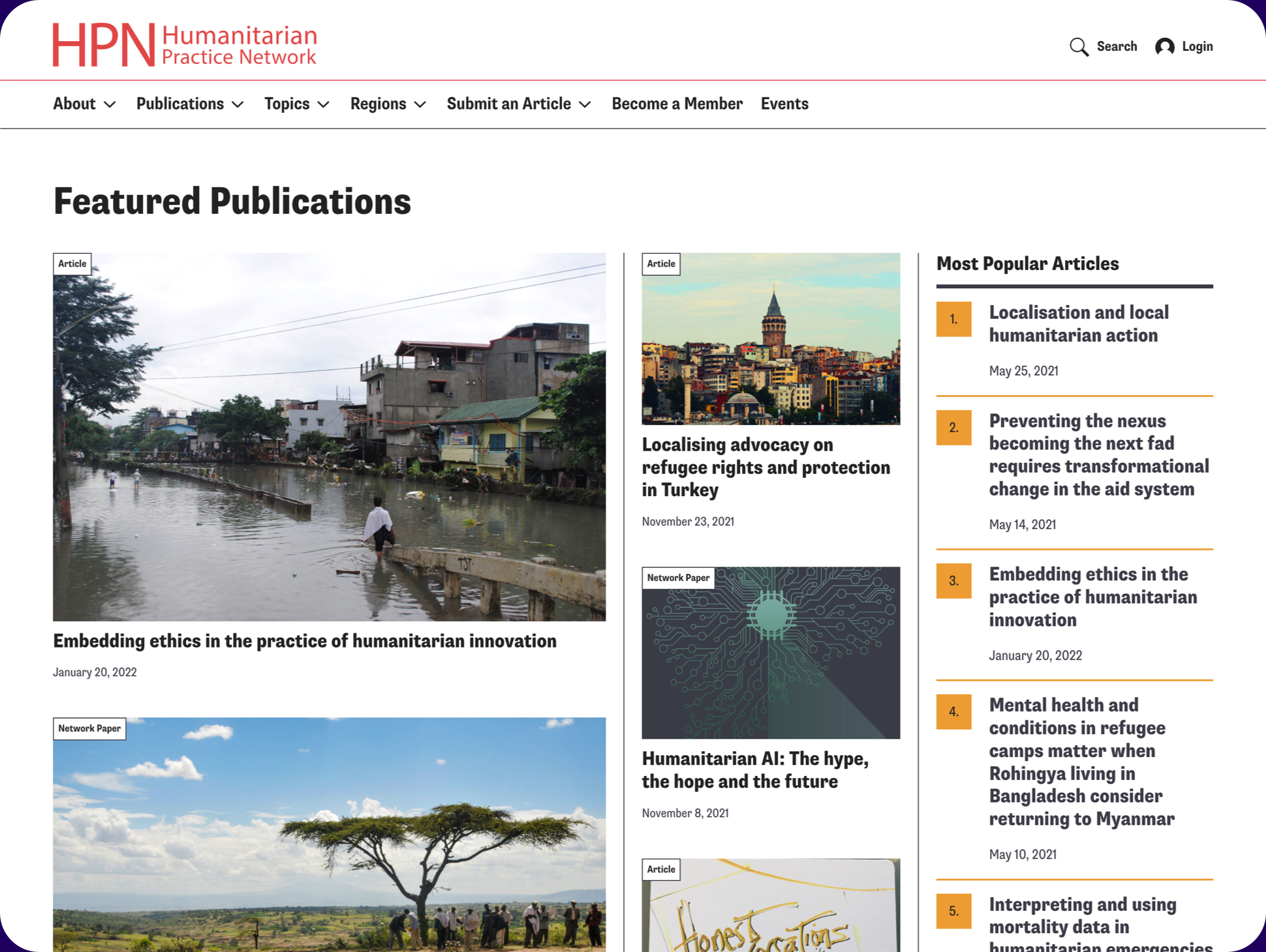 Helping the Humanitarian sector have better access to information ...